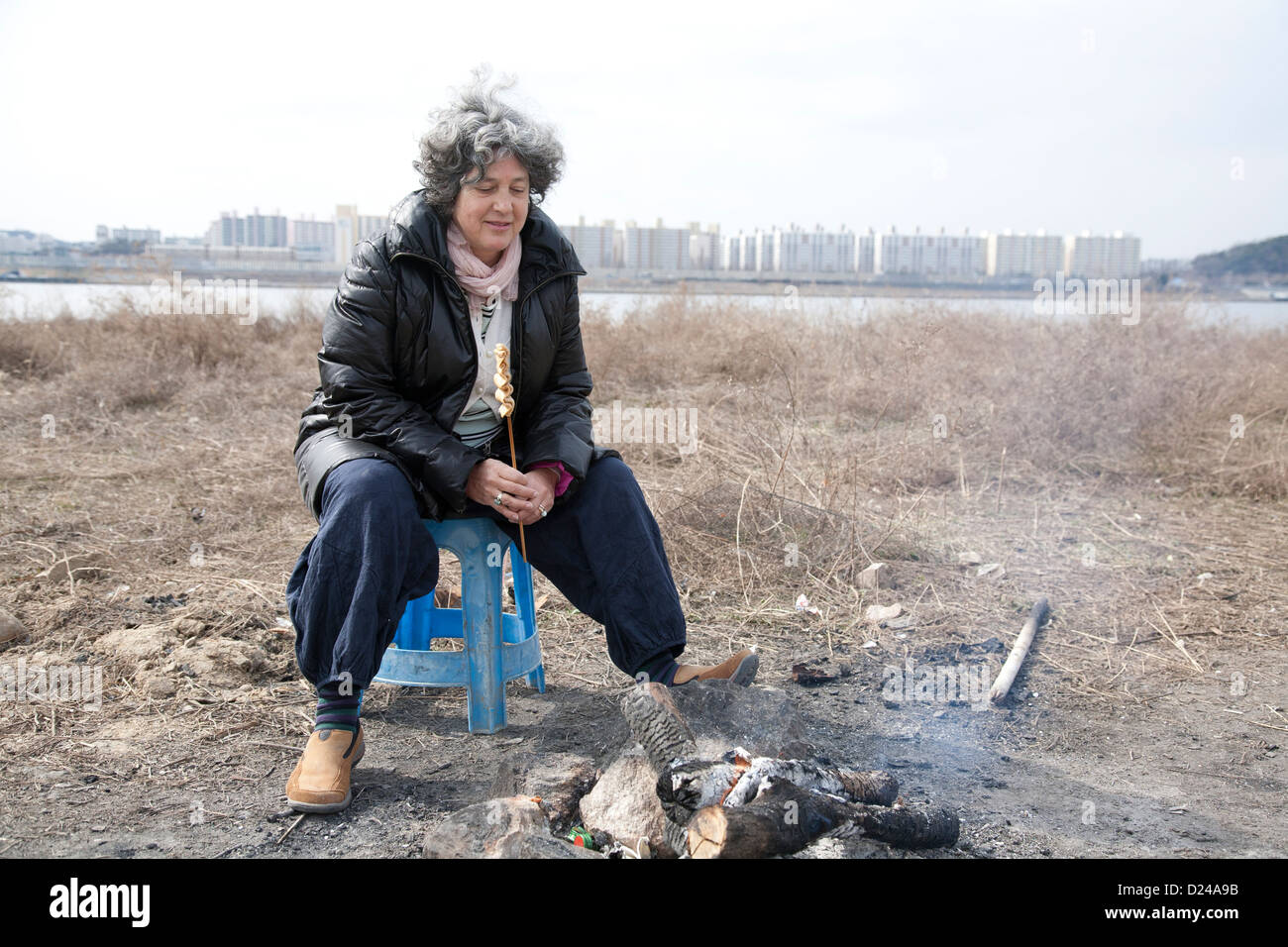 snacks in Seoul, Han River South Korea Stock Photo - Alamy