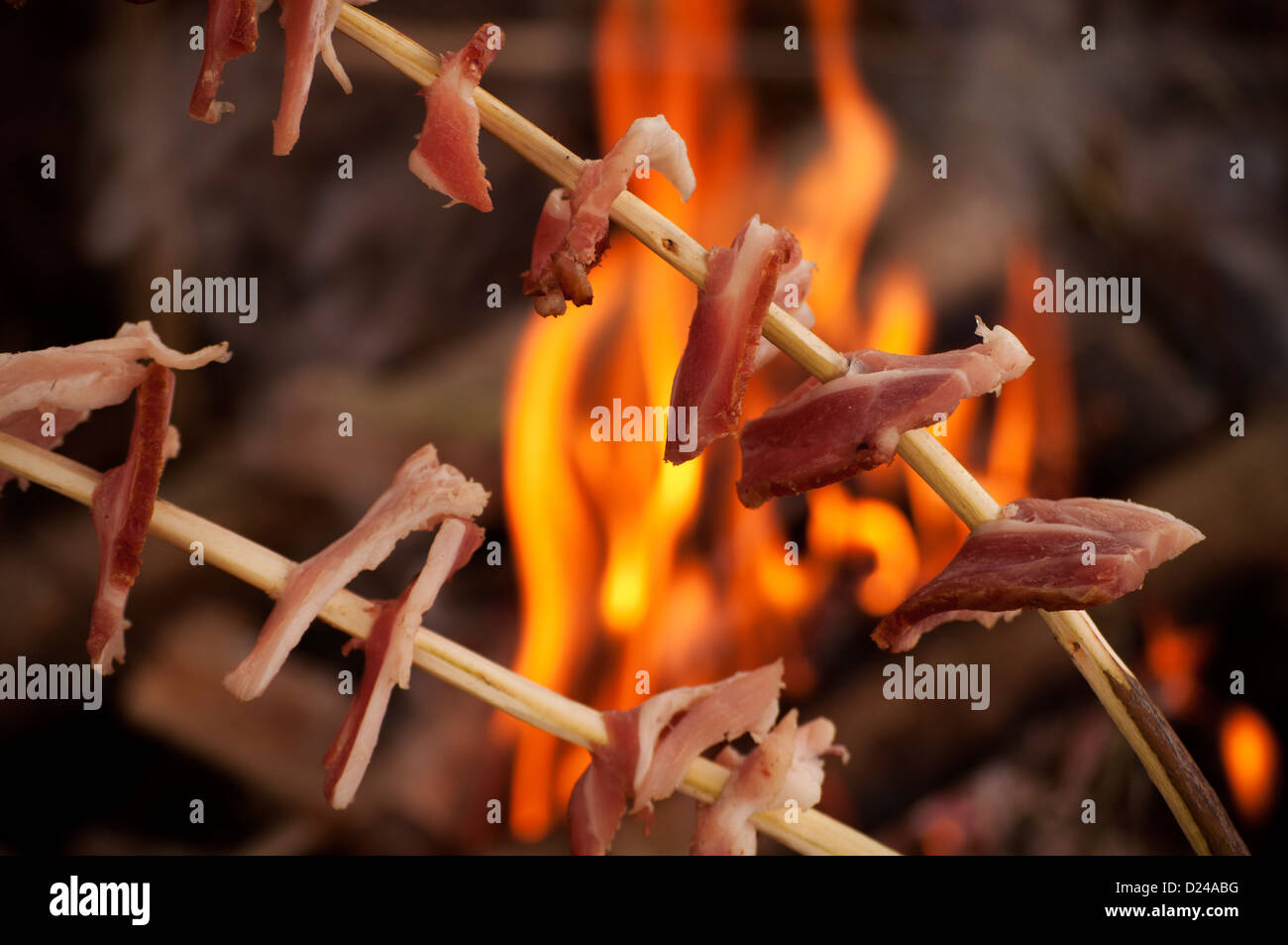 Making bacon hi-res stock photography and images - Alamy