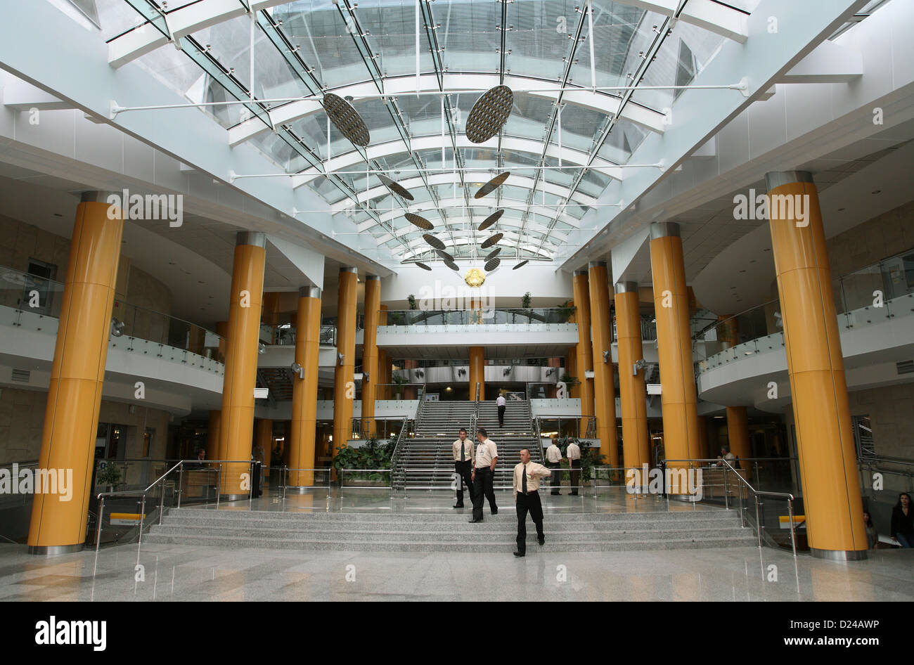 Minsk, Belarus, the entrance of the National Library of Belarus Stock ...