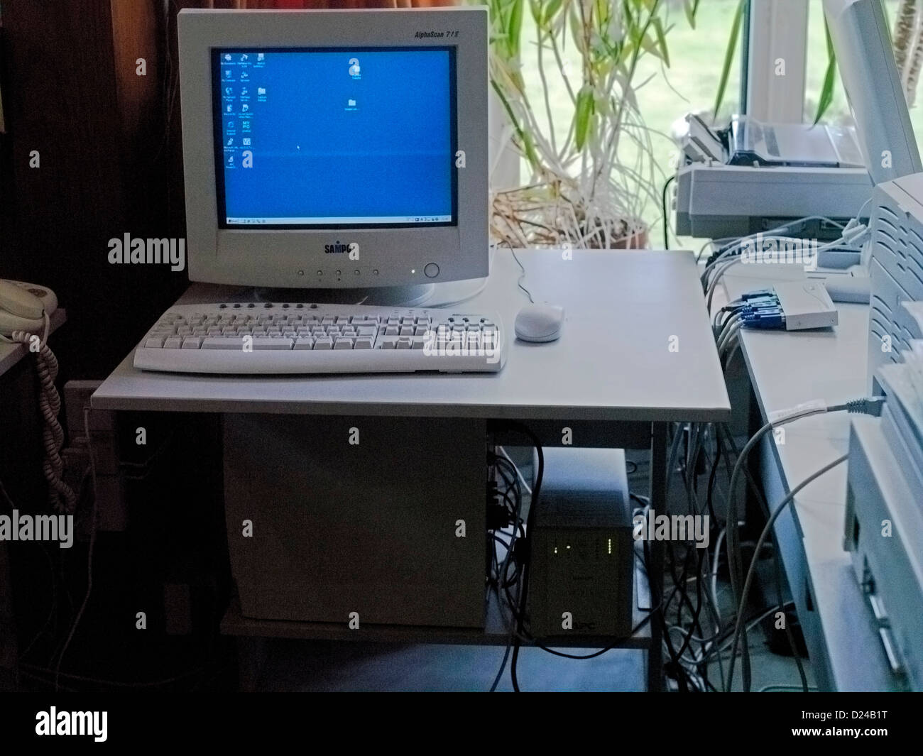 Mini Computer Server for a Small Office Stock Photo - Alamy
