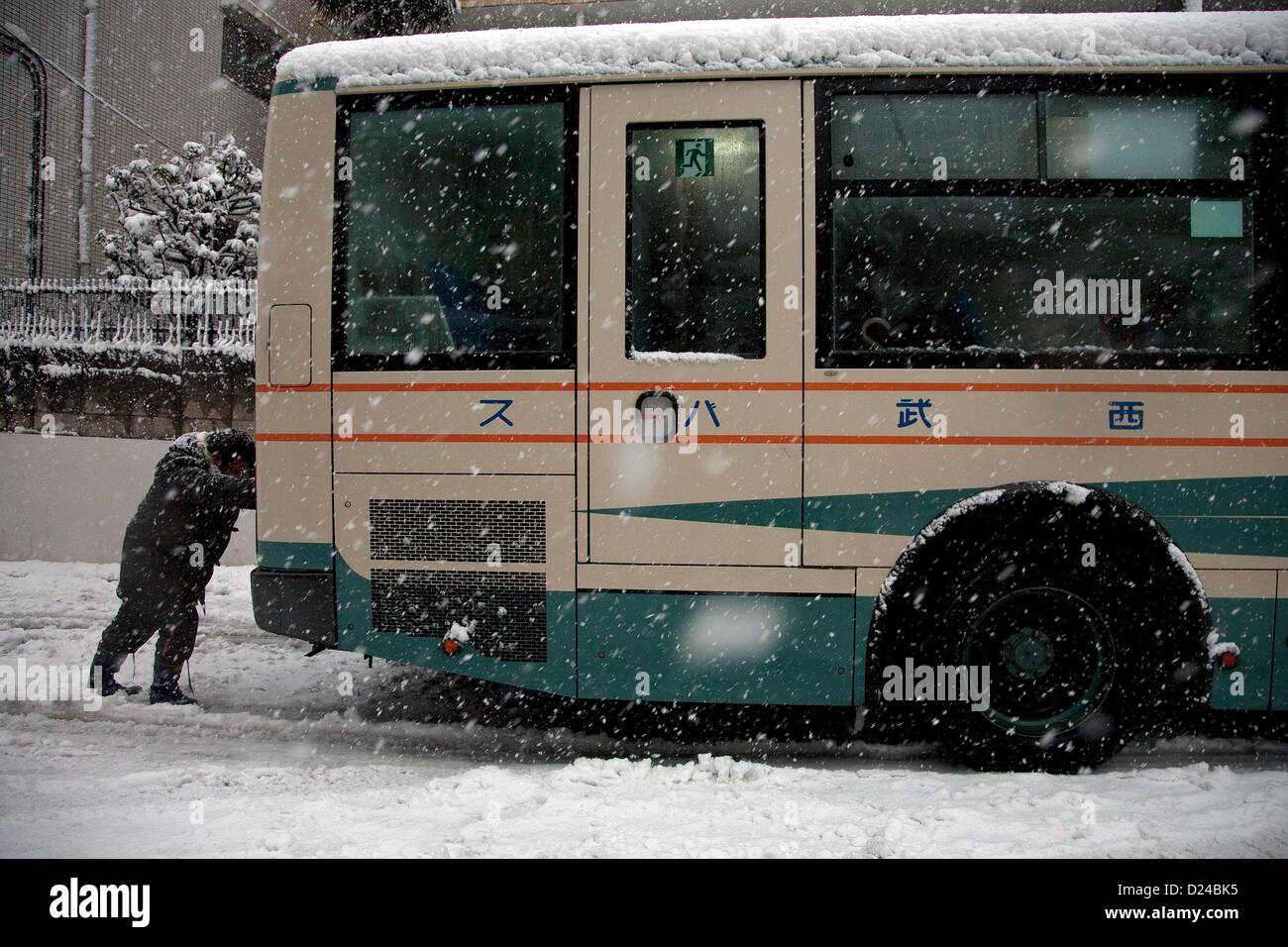 Public transit stuck in traffic hi-res stock photography and images - Alamy