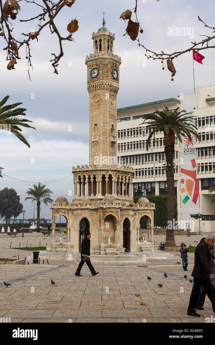 Izmir konak square clock hi-res stock photography and images - Alamy