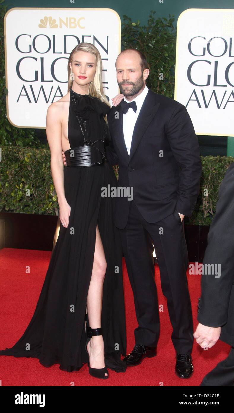 Beverly Hills, California, USA. 13th January 2013. Jason Statham, Rosie ...