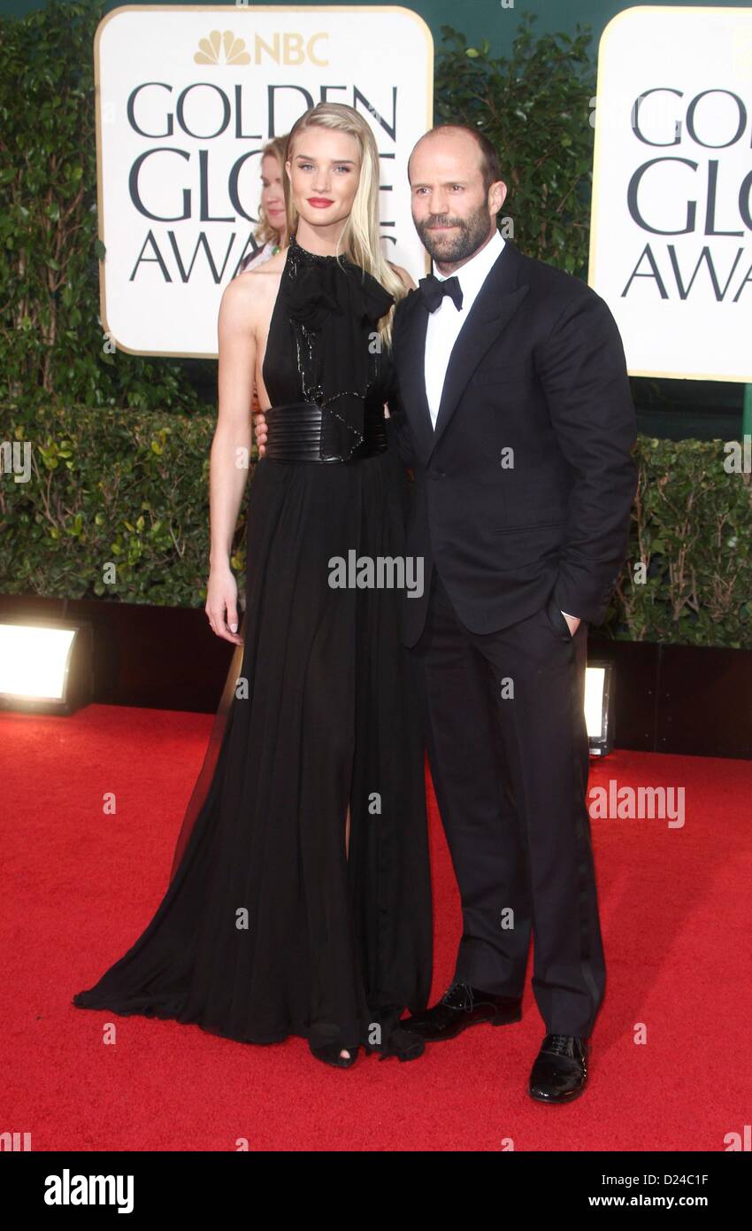 Beverly Hills, California, USA. 13th January 2013. Jason Statham, Rosie ...