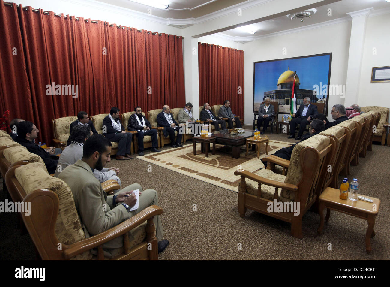 Gaza City, Gaza Strip, Palestinian Territory. 14th January 2013 ...