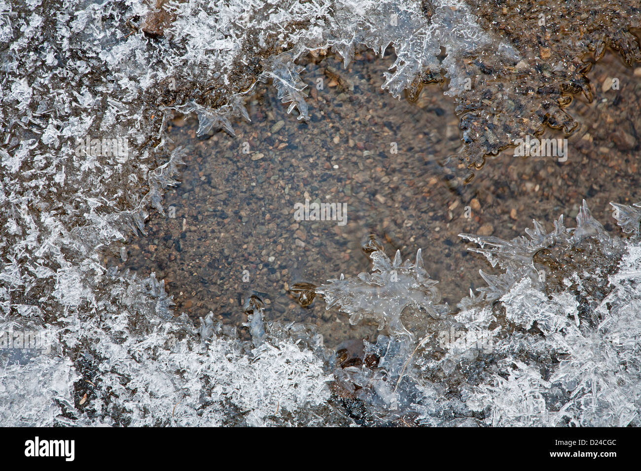 structure of ice Stock Photo - Alamy