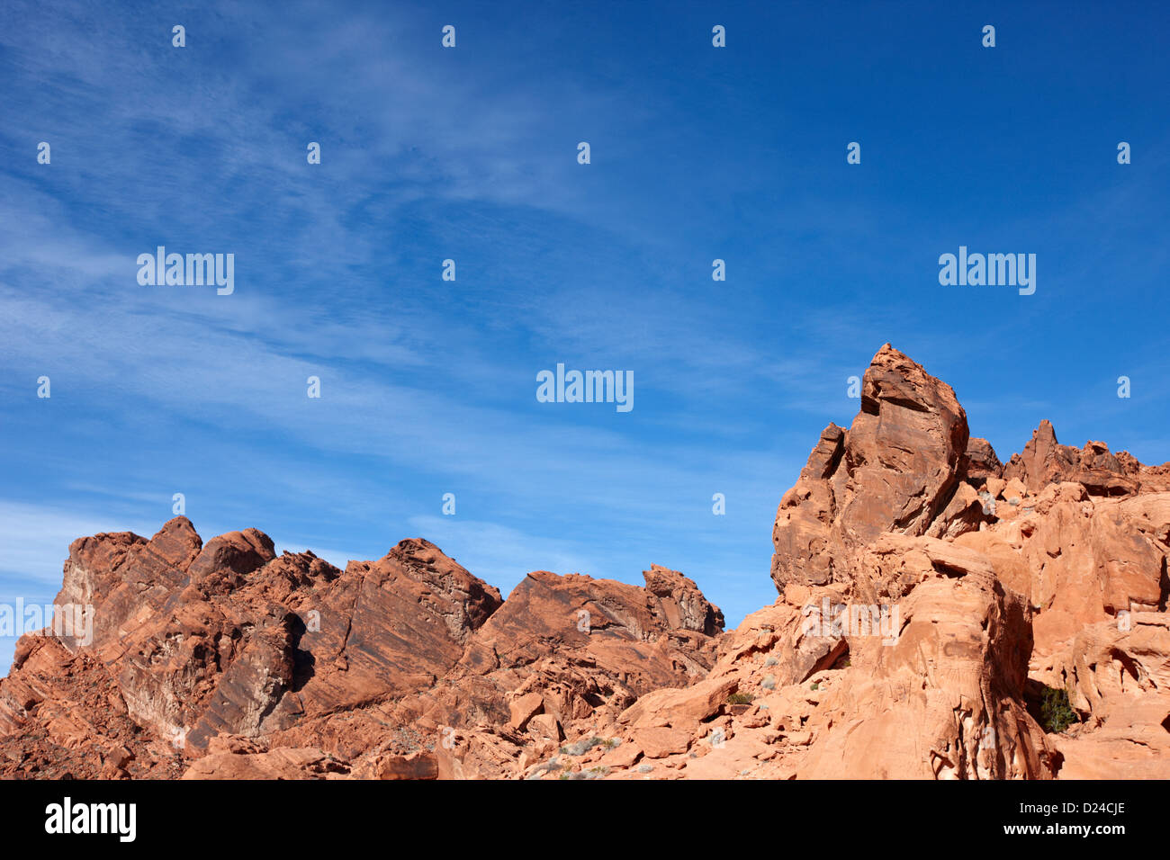 sandstone rock formations at valley of fire state park nevada usa Stock ...