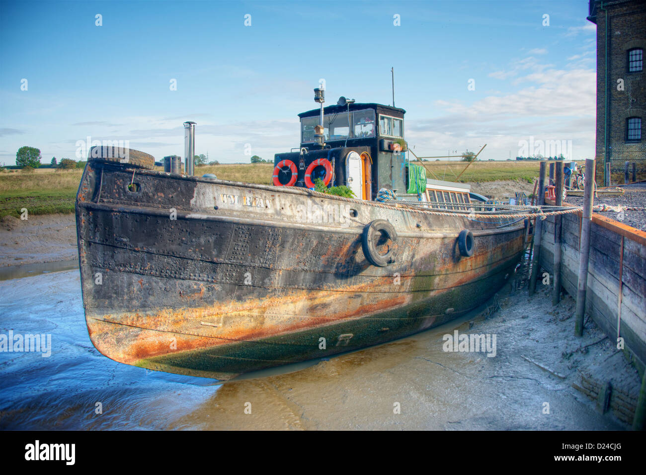 Faversham Kent River Harbour Harbor UK Stock Photo - Alamy