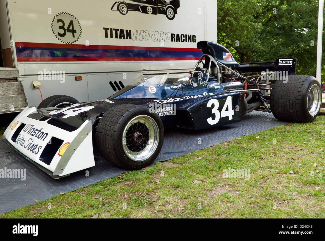 Sam Posey's 1971 Surtees TS11 on static display at motorsport at the ...