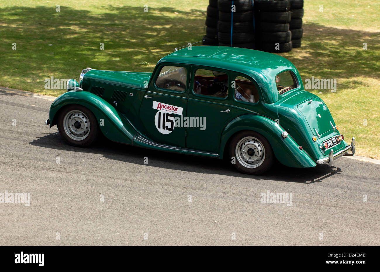 Marc Hanson driving a 1952 MG YB in the sprint event at motorsport at ...