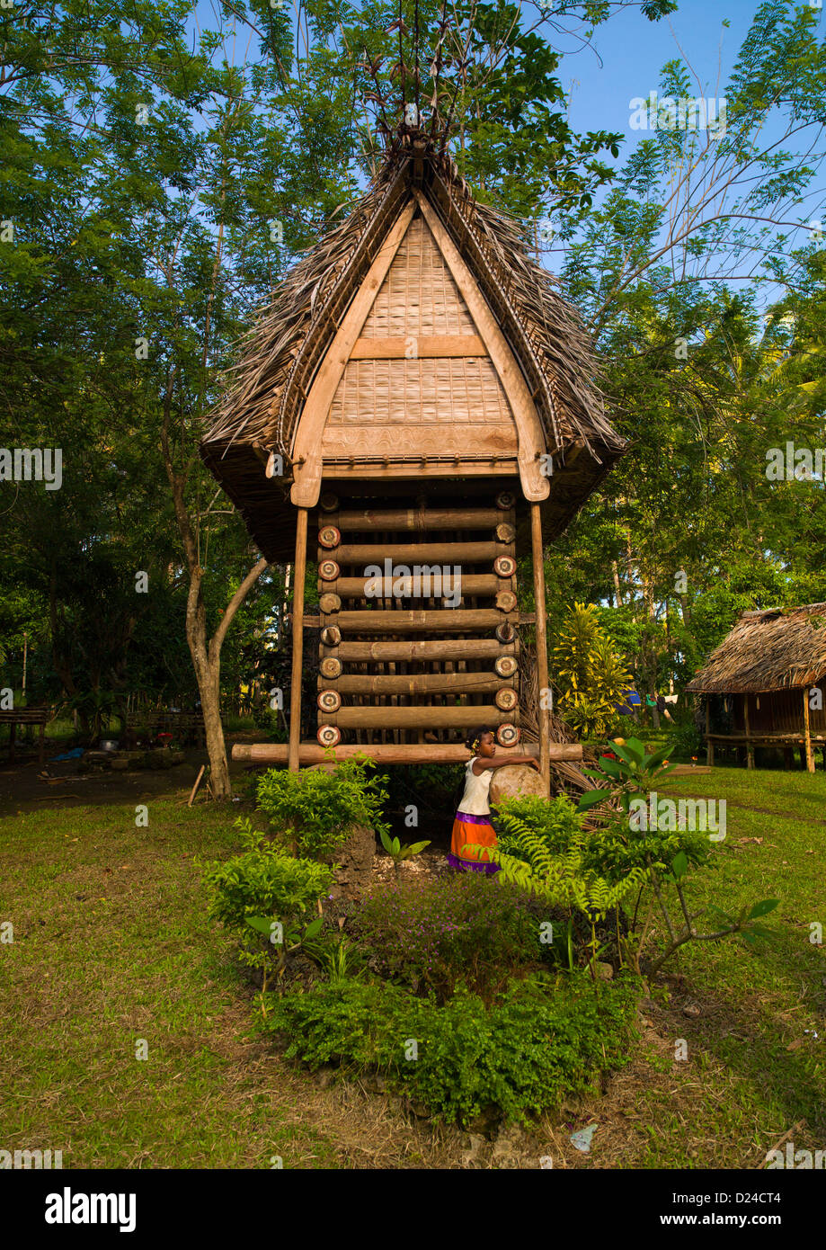 House trobriand islands hi-res stock photography and images - Alamy