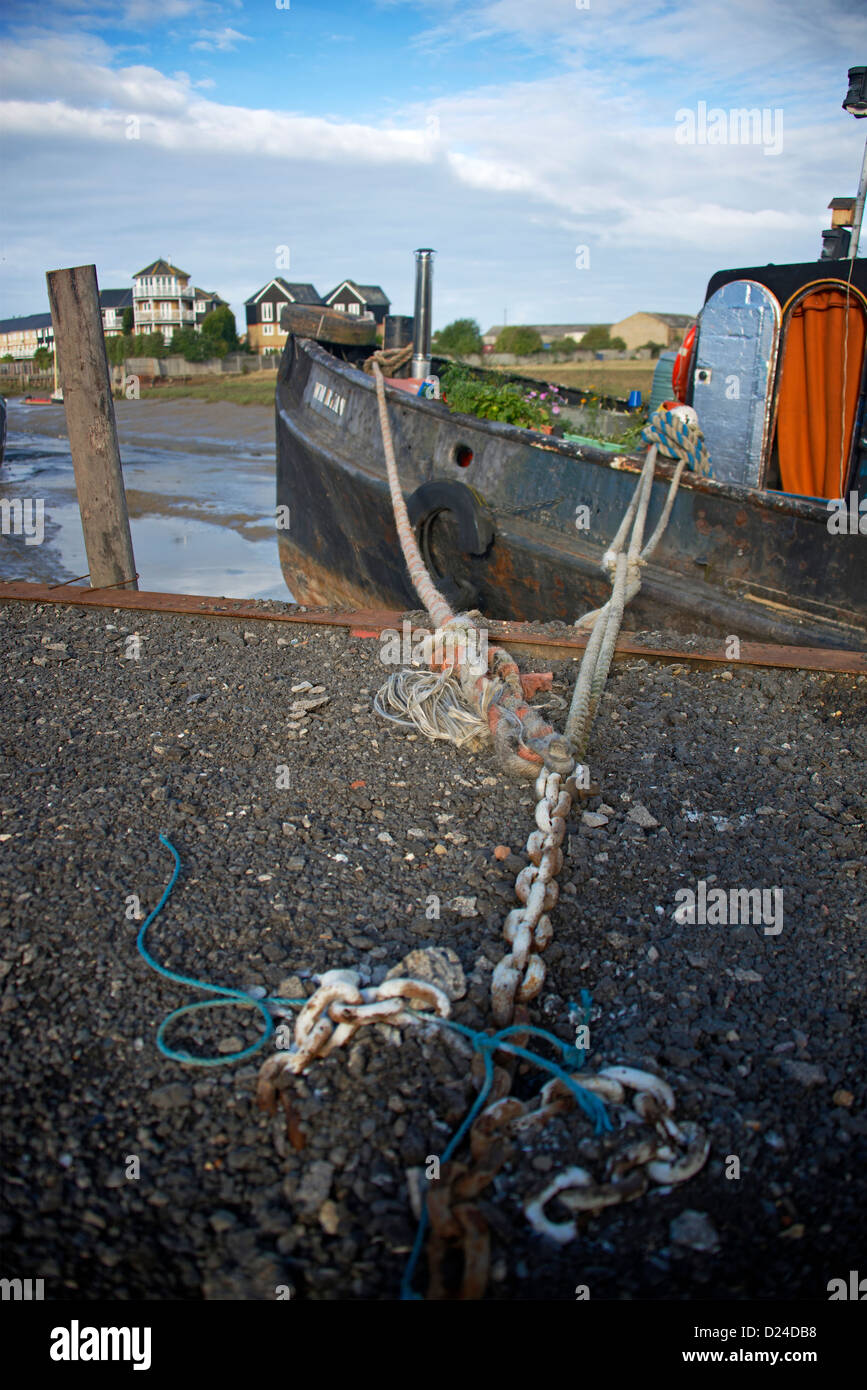 Faversham Kent River Harbour Harbor UK Stock Photo - Alamy