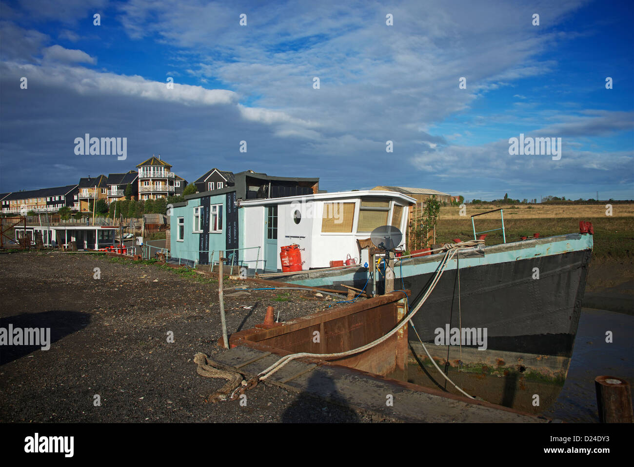 Faversham Kent River Harbour Harbor UK Stock Photo - Alamy
