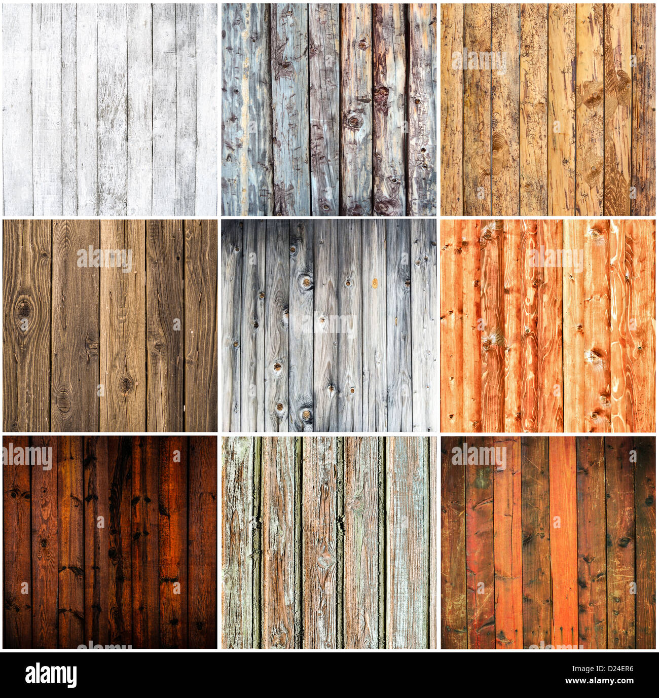 Wood textures collage Stock Photo - Alamy