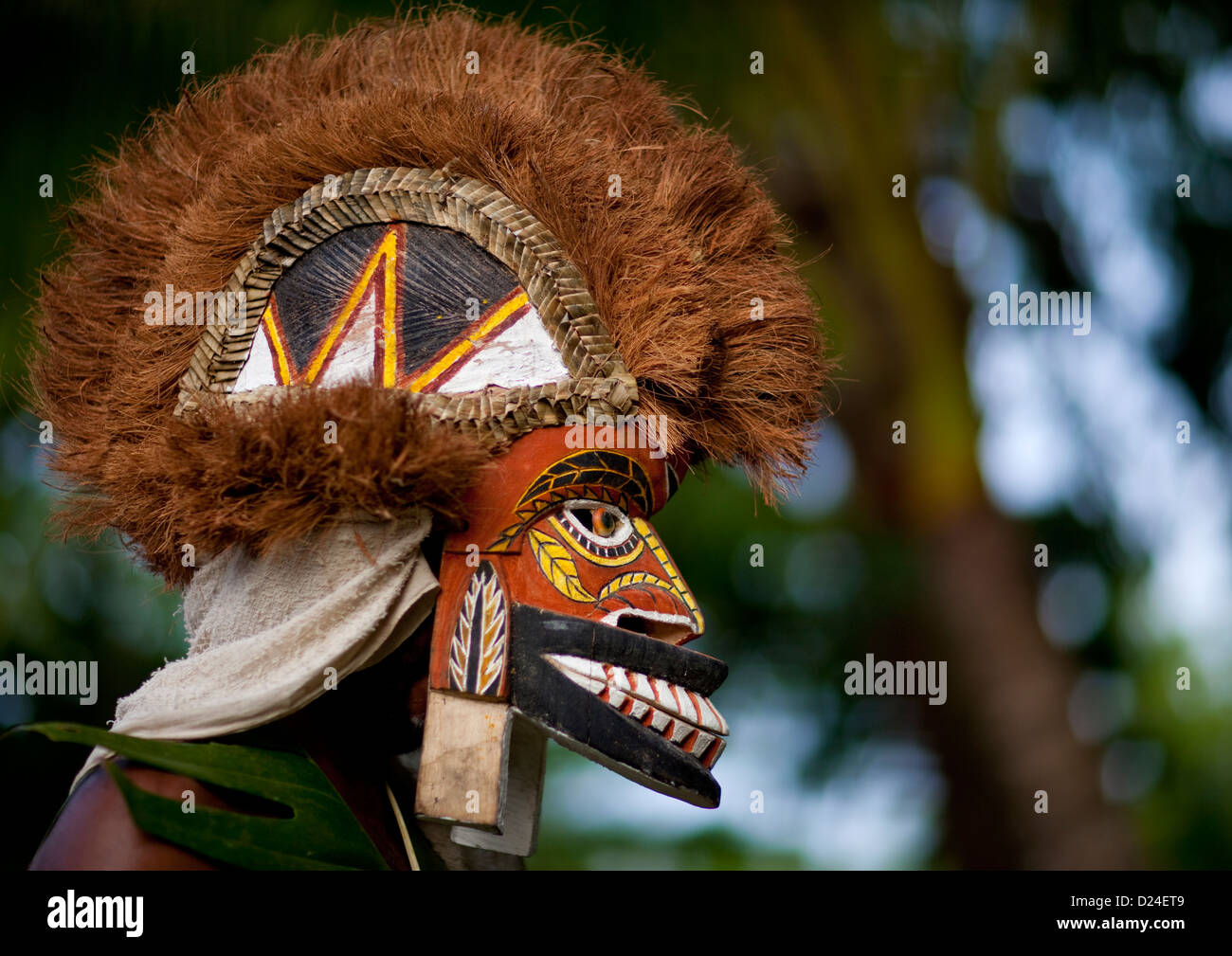 Malagan Tatuana Masks Dance, New Ireland Island, Papua New Guinea Stock ...