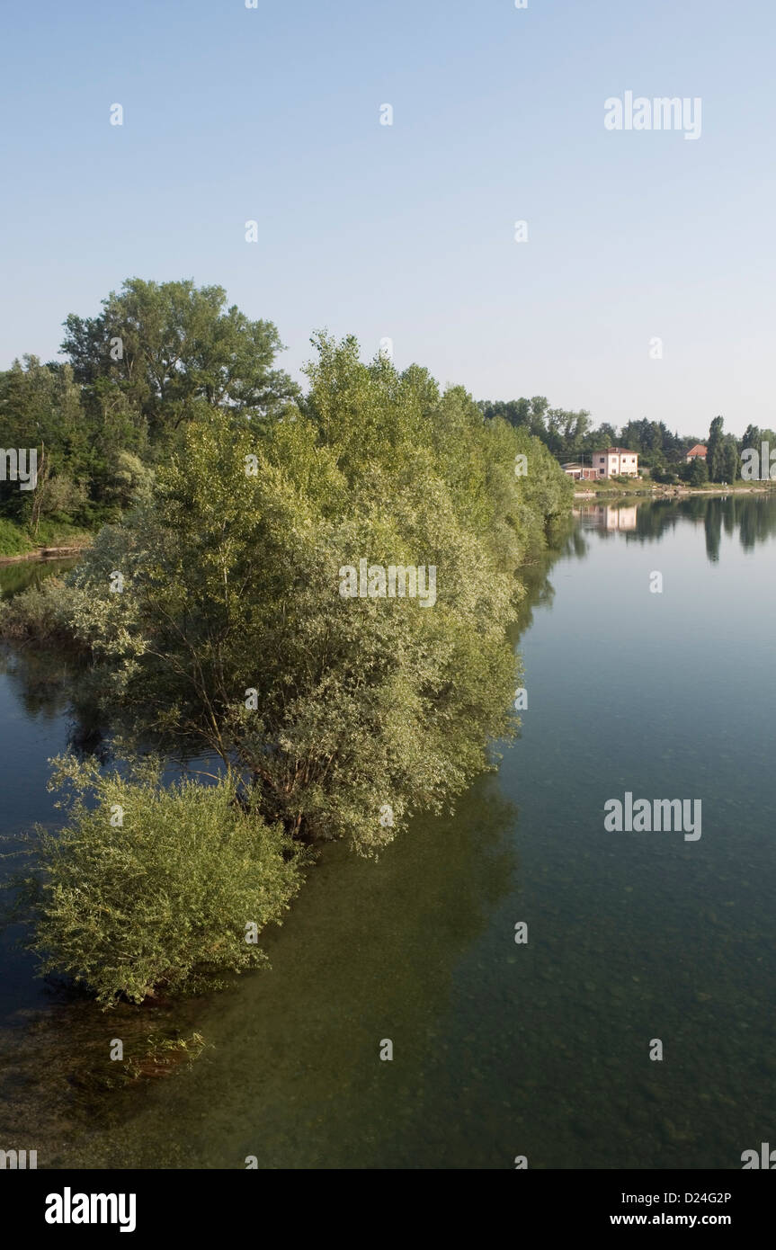 the Ticino River near Turbigo, Lombardy, Italy Stock Photo - Alamy