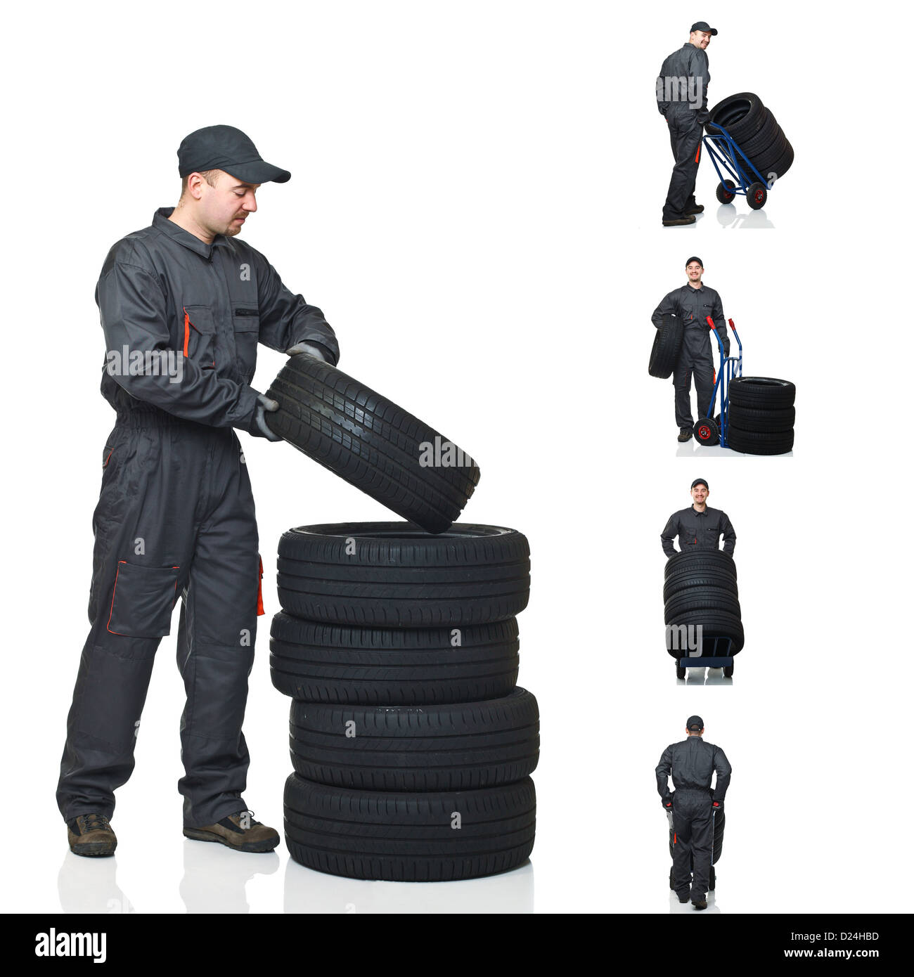 Mechanic isolated man hi-res stock photography and images - Alamy
