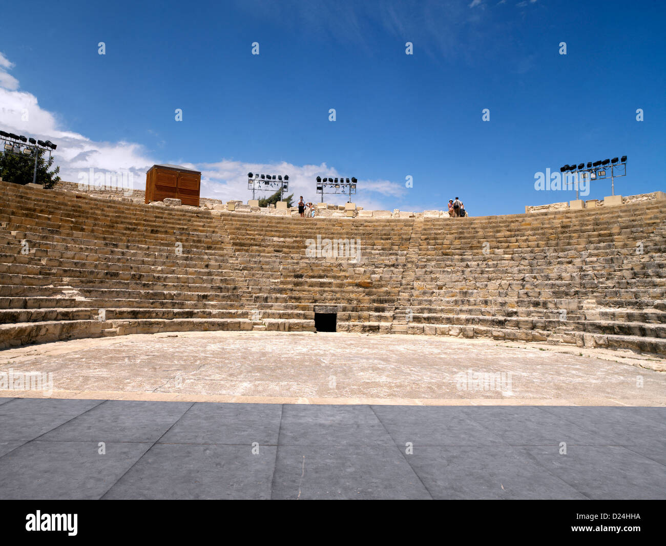Kourion Cyprus Ampitheatre Stock Photo - Alamy