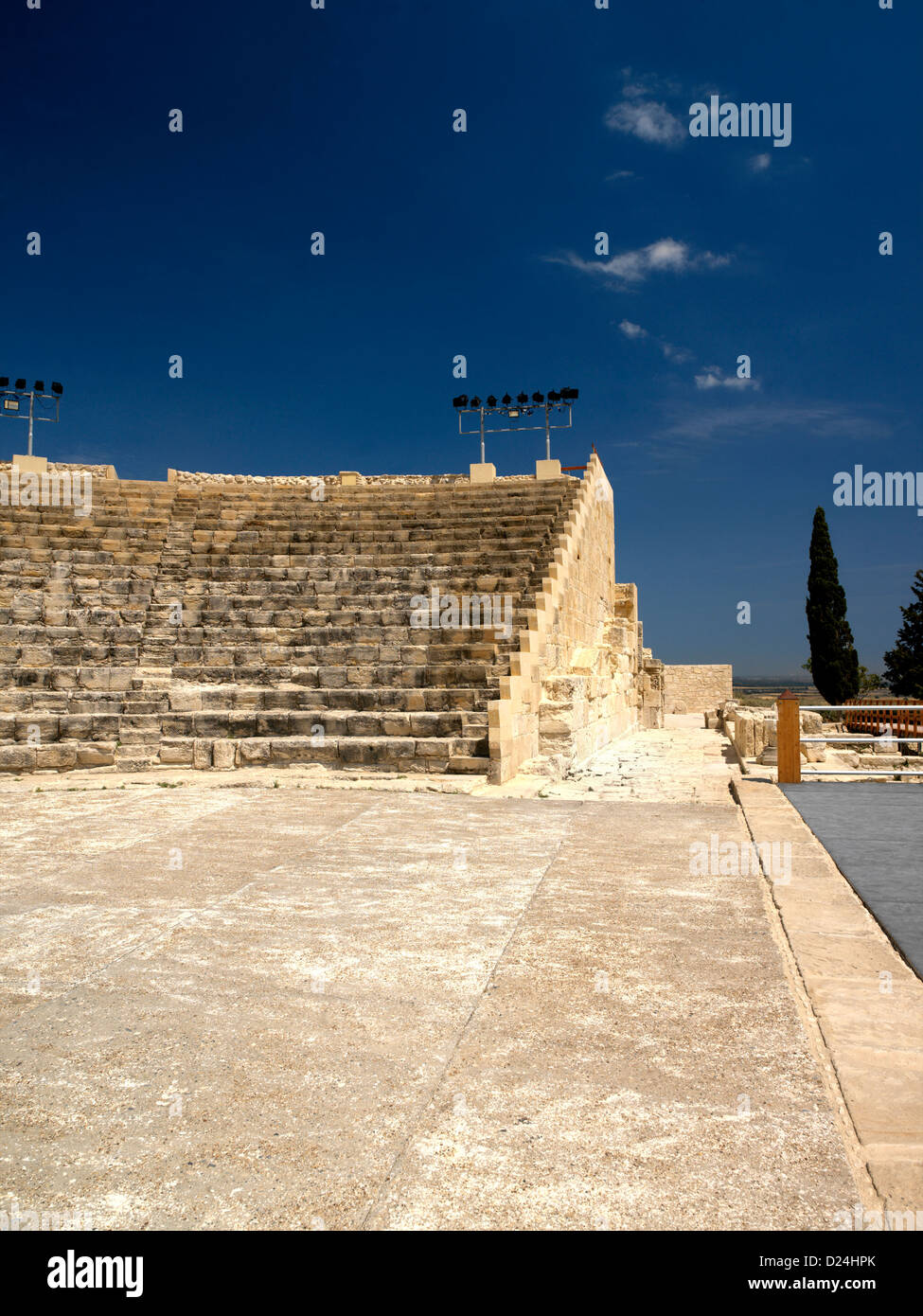 Kourion Cyprus Ampitheatre Stock Photo - Alamy