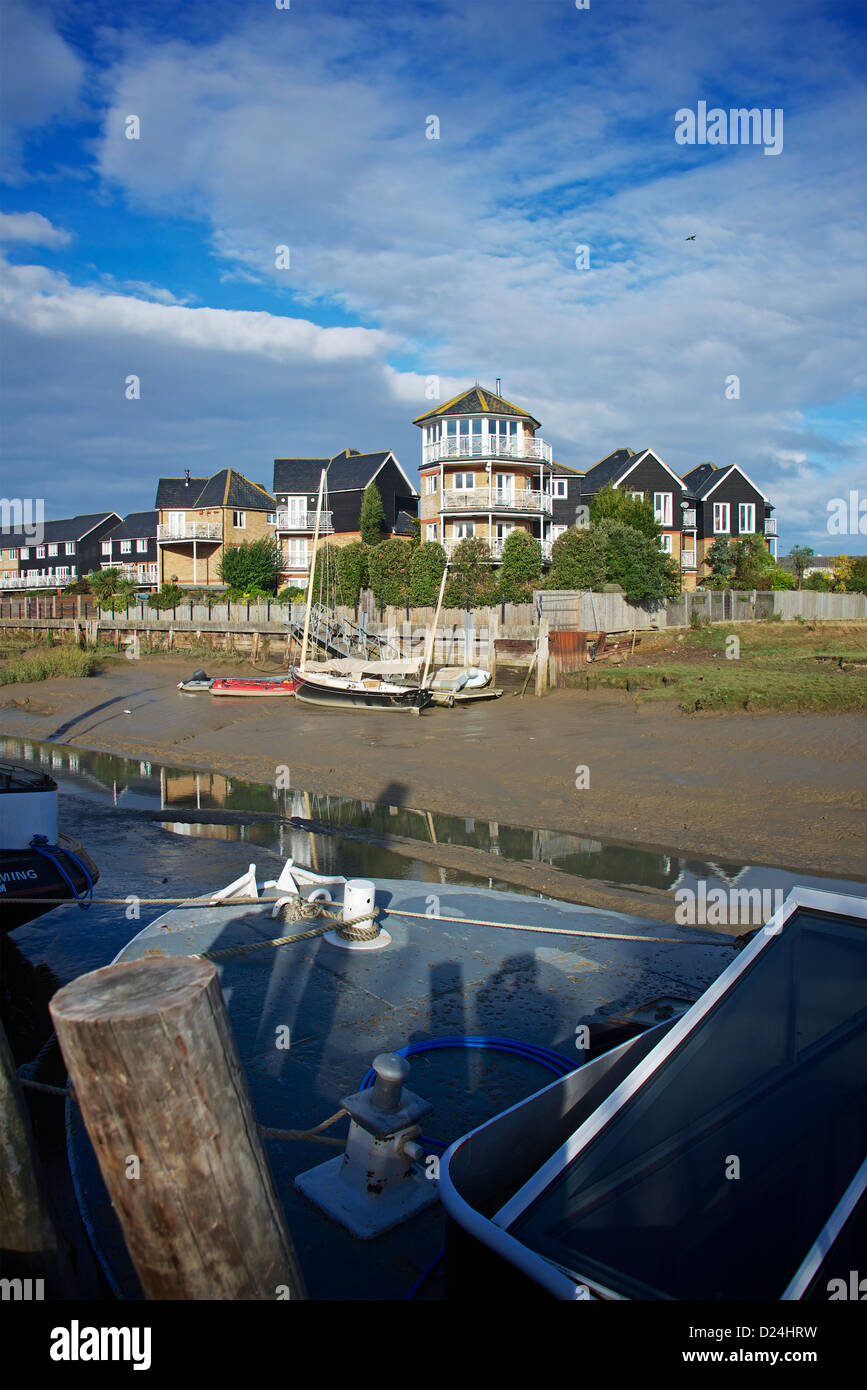 Faversham Kent River Harbour Harbor UK Stock Photo - Alamy