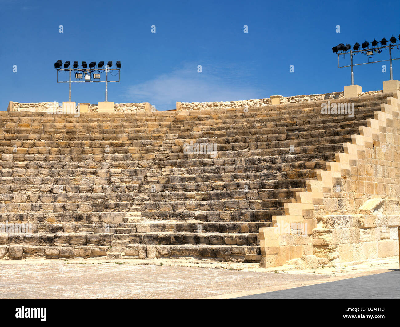 Kourion Cyprus Ampitheatre Stock Photo - Alamy