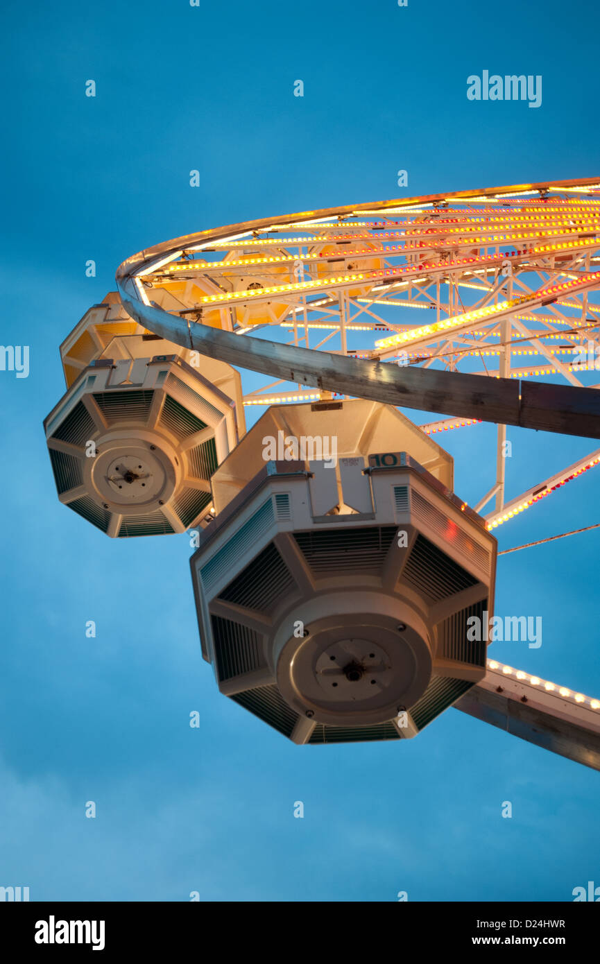 Amusement park rides at the Maryland State Fair, Timonium MD Stock ...