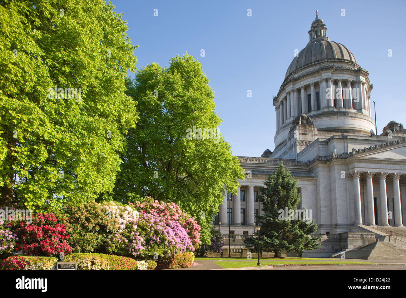 STATE CAPITOL BUILDING CAPITOL CAMPUS OLYMPIA WASHINGTON STATE USA ...