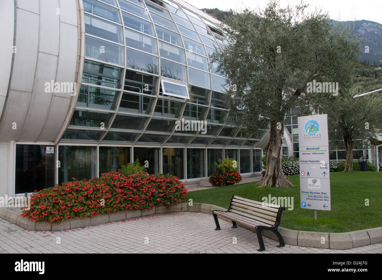 Funivia Cable Car Station Connecting High Resolution Stock Photography ...