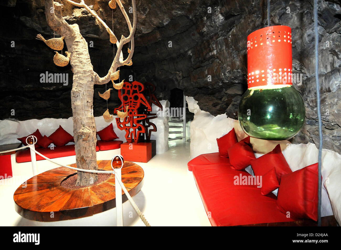 Inside the Cesar Manrique Foundation Stock Photo - Alamy