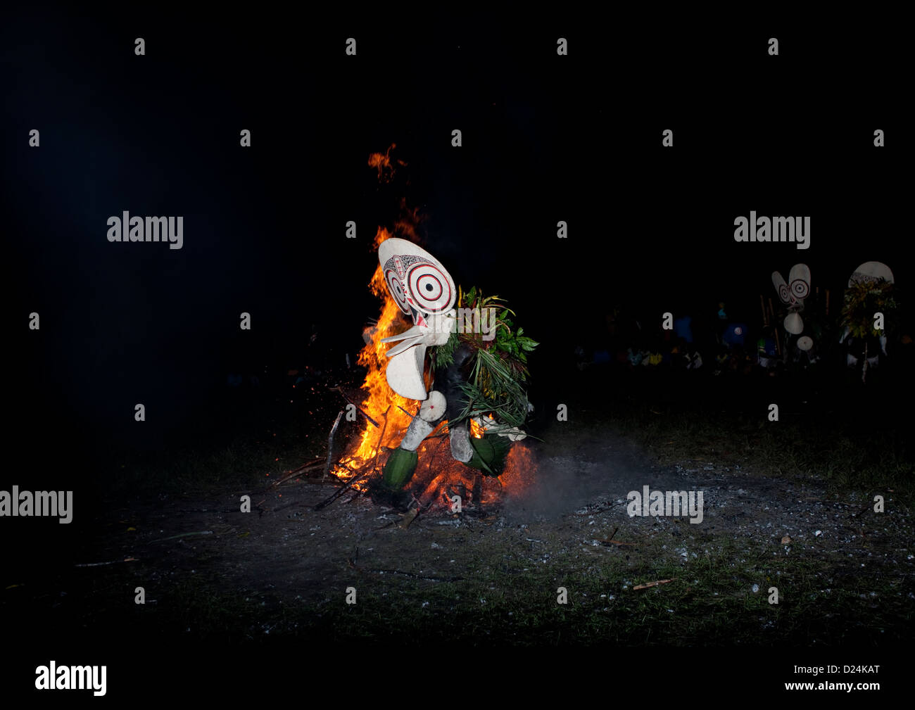 Baining Fire Giant Masks Dance, East New Britain, Rabaul, Papua New ...