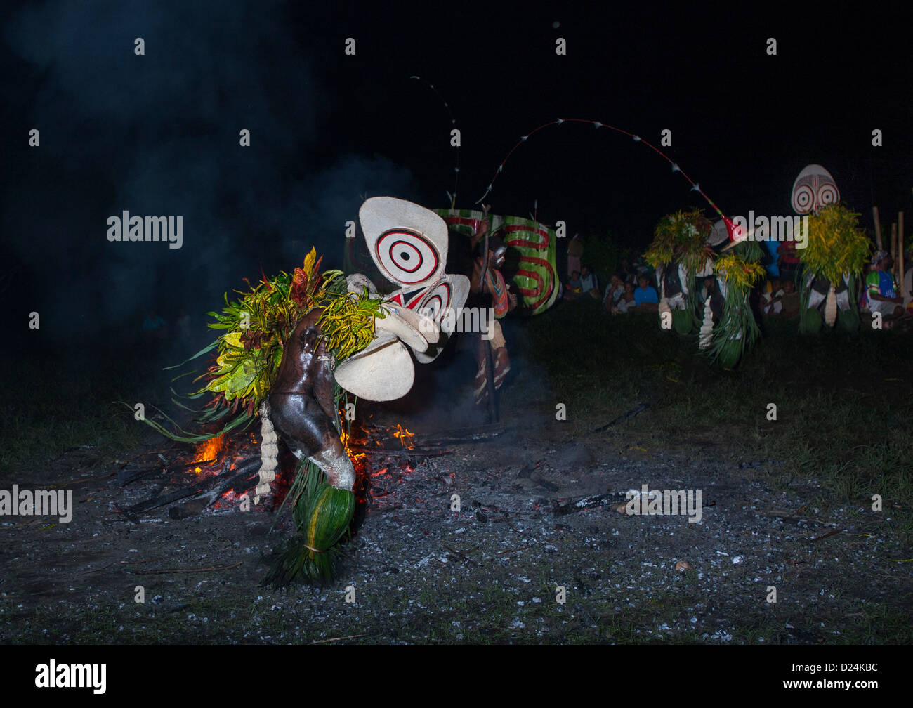 Baining Fire Giant Masks Dance, East New Britain, Rabaul, Papua New ...