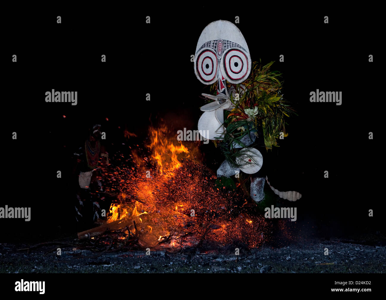 Baining Fire Giant Masks Dance, East New Britain, Rabaul, Papua New ...