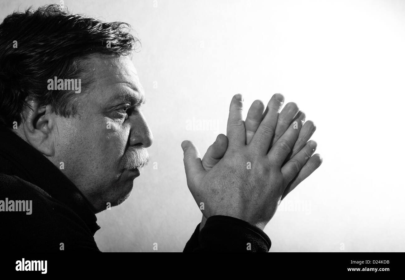 Portrait in profile middle aged hi-res stock photography and images - Alamy