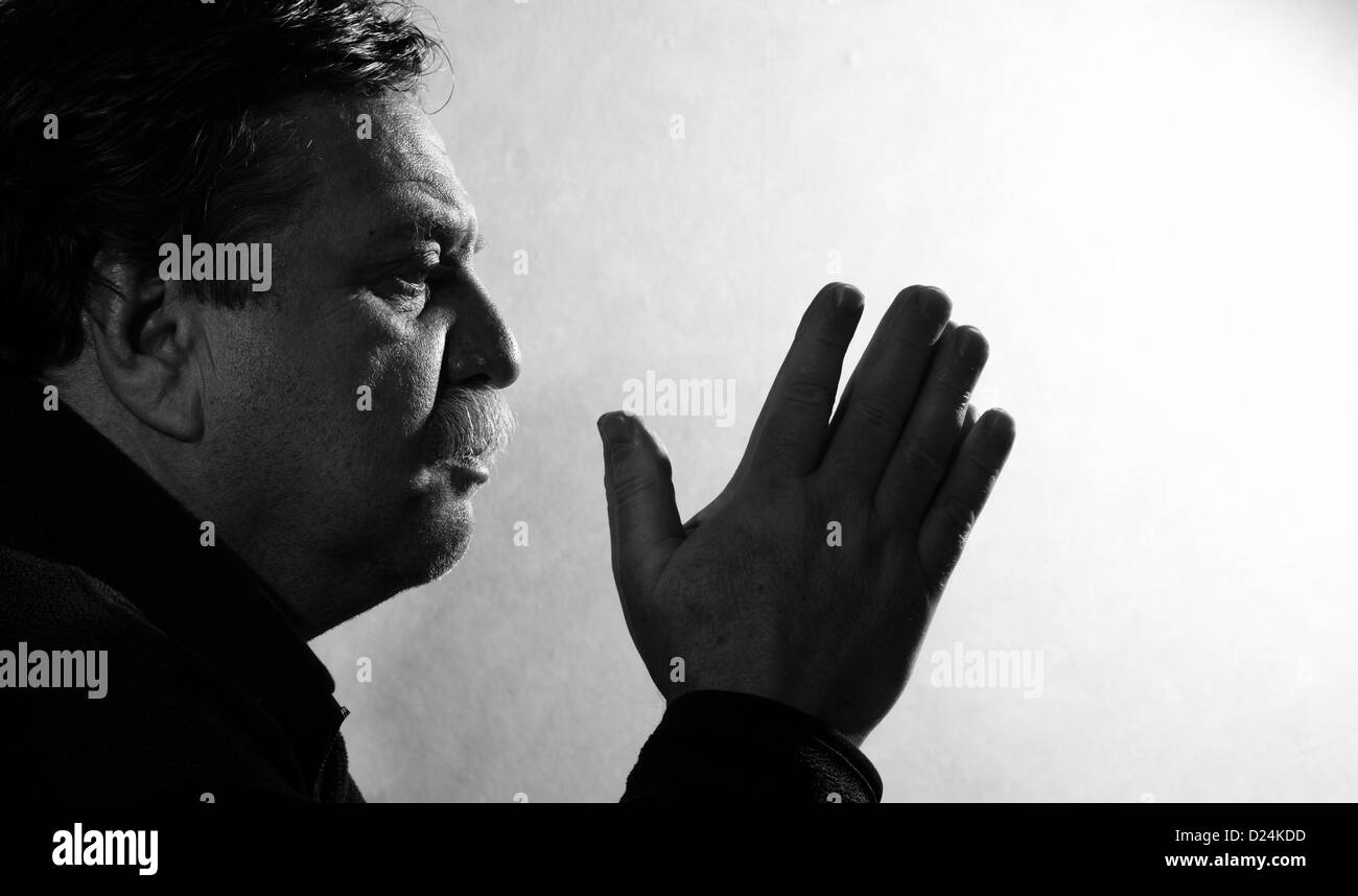 Portrait in profile middle aged hi-res stock photography and images - Alamy