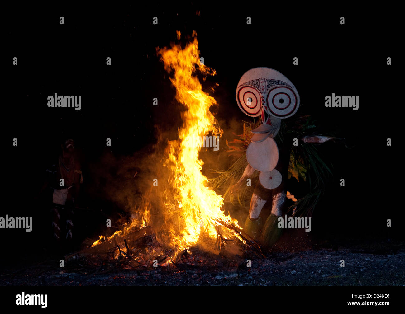 Baining Fire Giant Masks Dance, East New Britain, Rabaul, Papua New ...