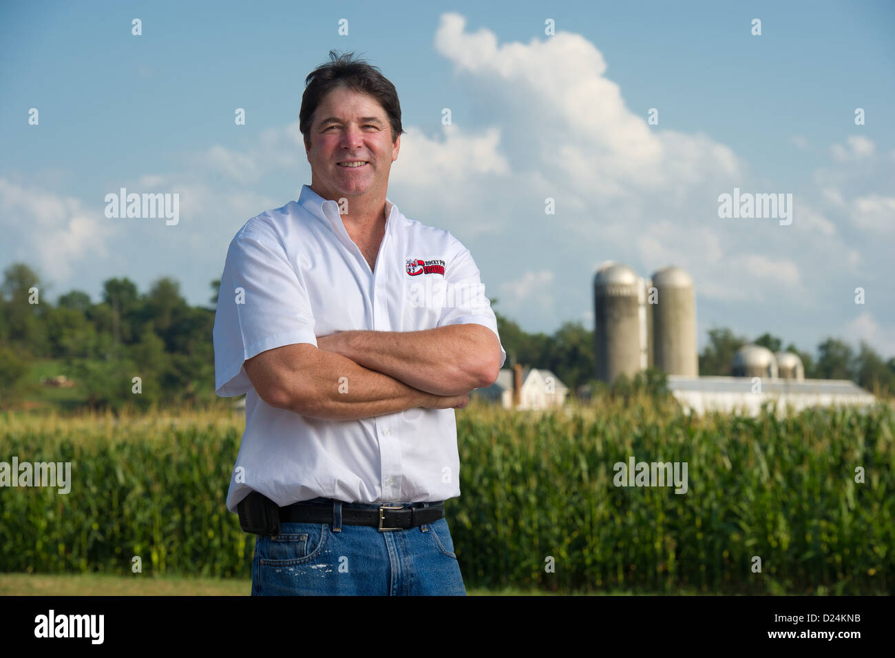 Businessman standing grain field hi-res stock photography and images ...
