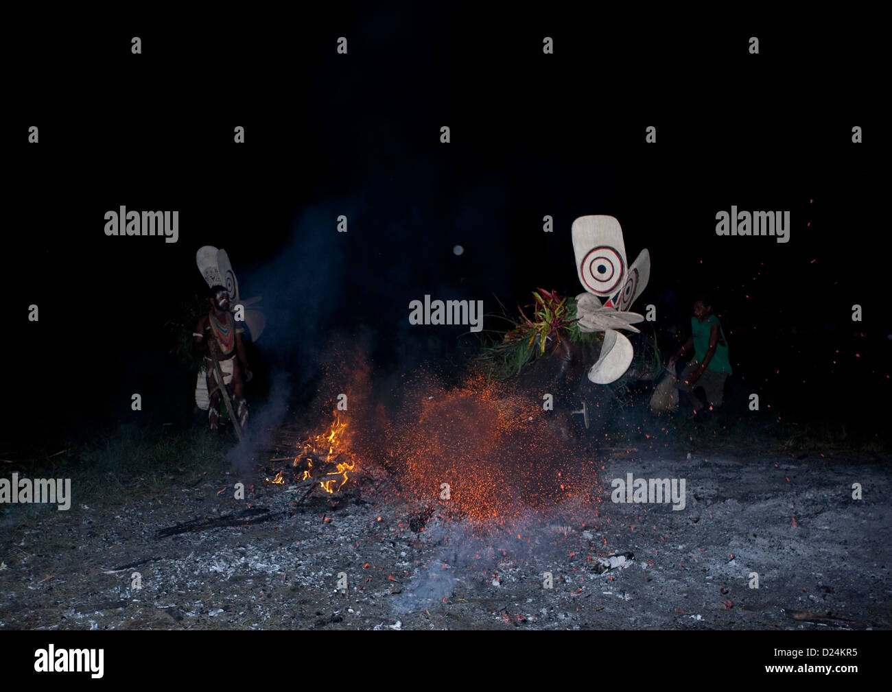 Baining Fire Giant Masks Dance, East New Britain, Rabaul, Papua New ...