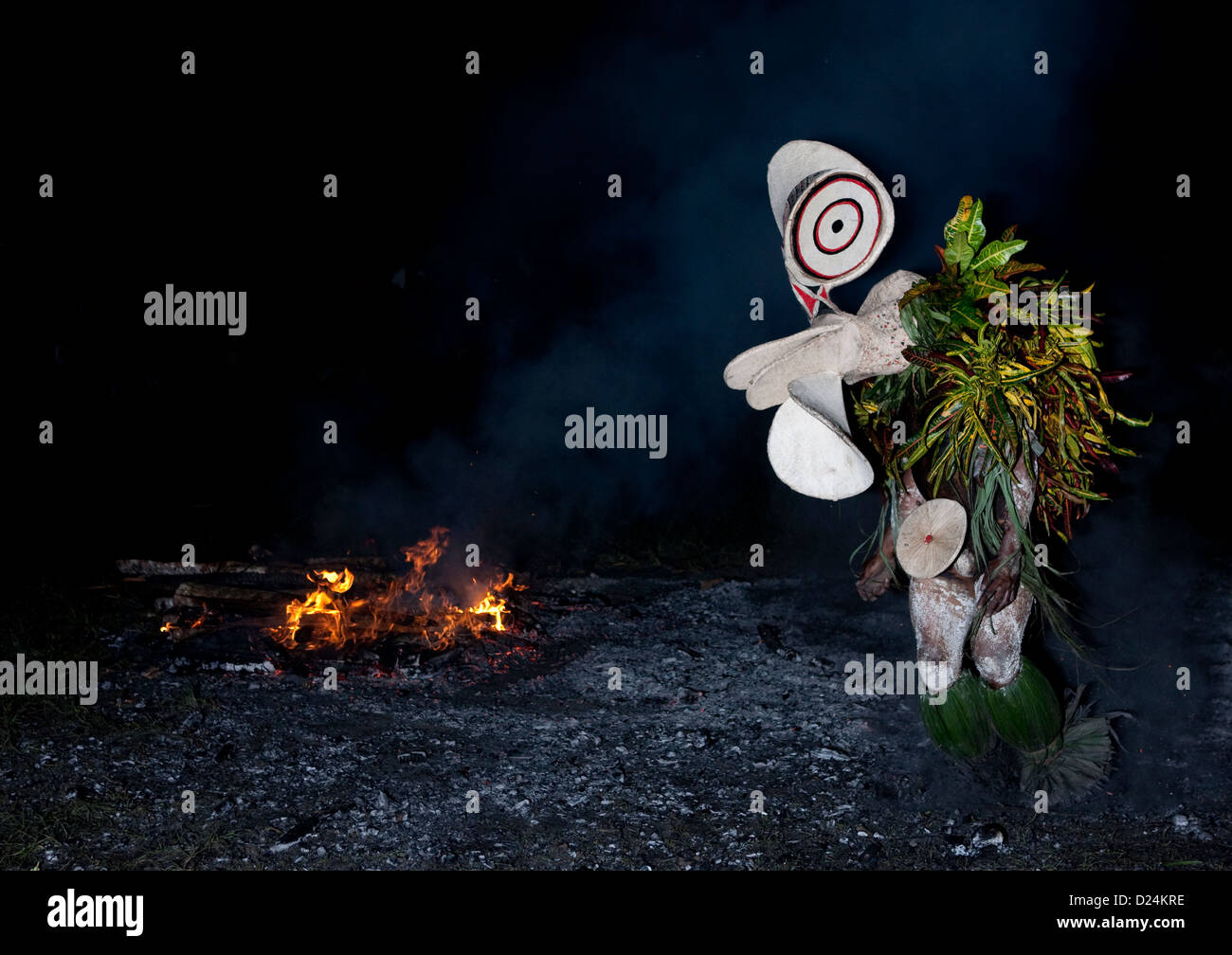 Baining Fire Giant Masks Dance, East New Britain, Rabaul, Papua New ...