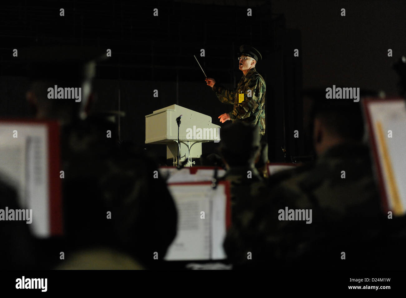 U.S. Marine Corps Colonel Michael J. Colburn conducts the Marine Corps ...