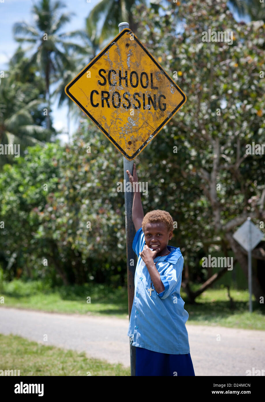Papua new guinea road sign hi-res stock photography and images - Alamy
