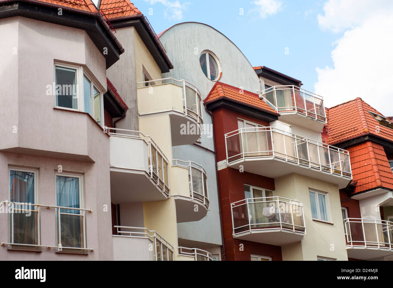 An image of balcony of modern building Stock Photo - Alamy