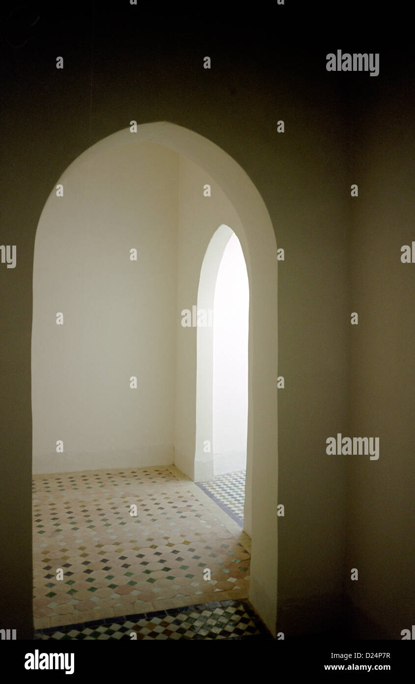 Arches, riad, Marrakesh,Morocco Stock Photo - Alamy