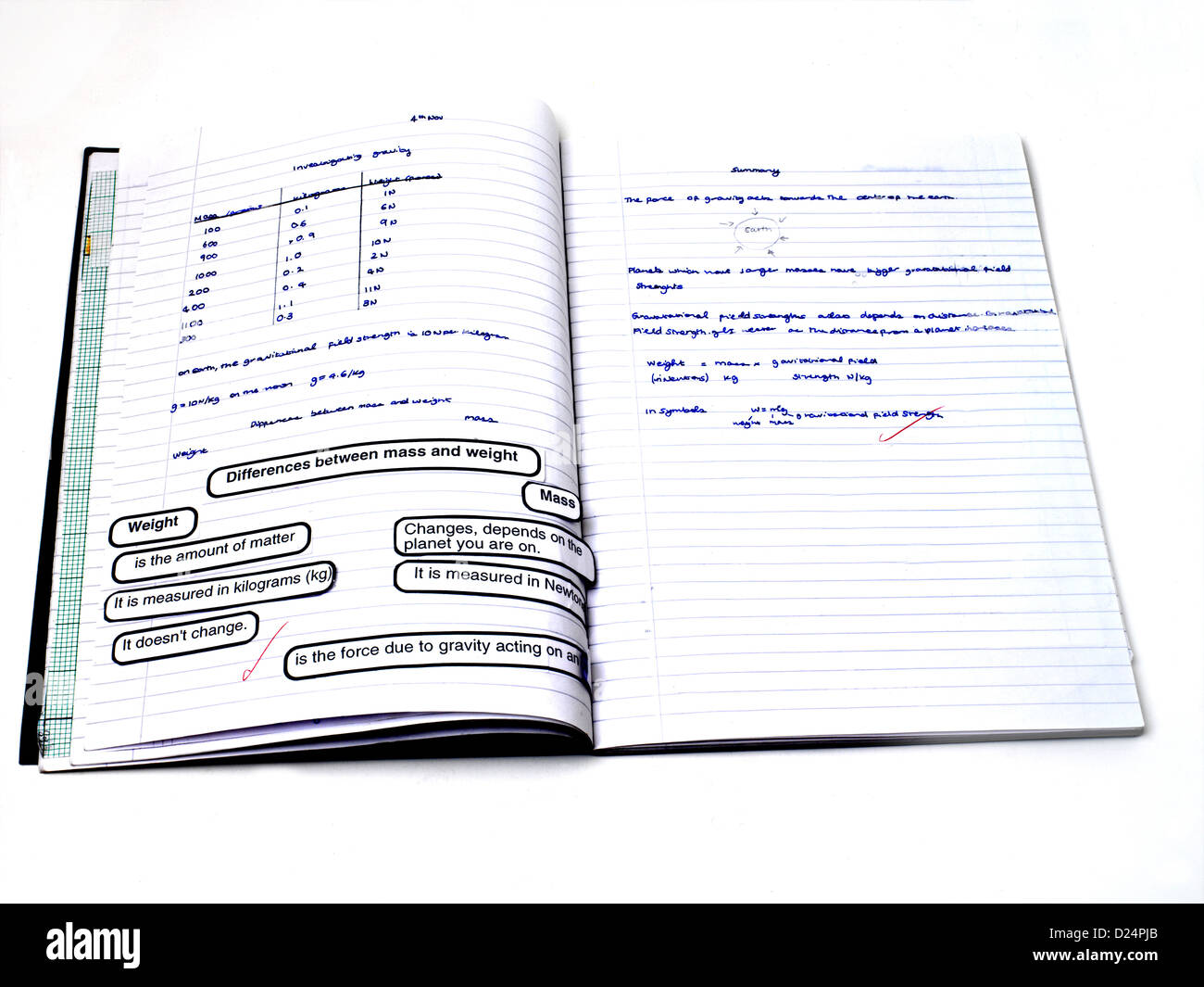 Physics Exercise Book Stock Photo - Alamy Physics Exercise Book Stock Photo - Alamy
