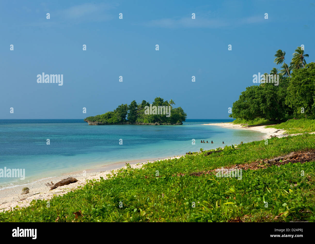 Beautiful Deserted Kaibola Beach In The Trobriand Islands, Papua New ...
