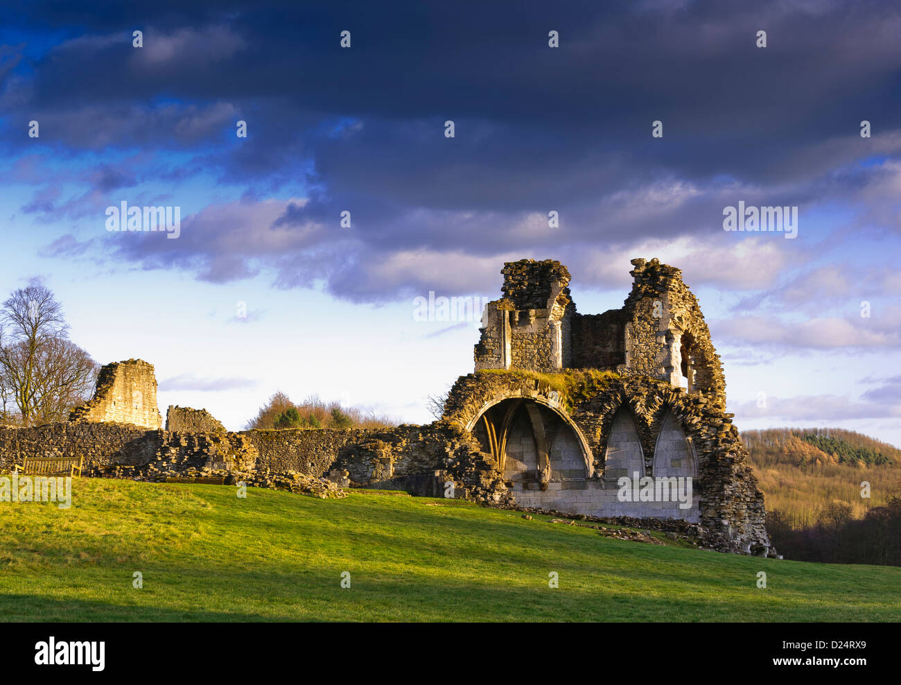 Ruins of Kirkham Priory, Yorkshire Stock Photo - Alamy