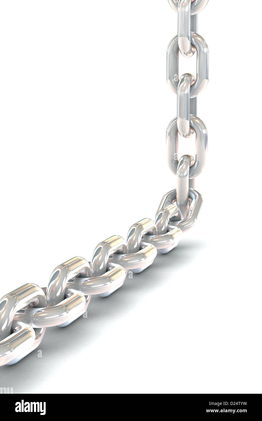 A Colourful 3d Rendered Chain / Teamwork Concept Illustration Stock ...