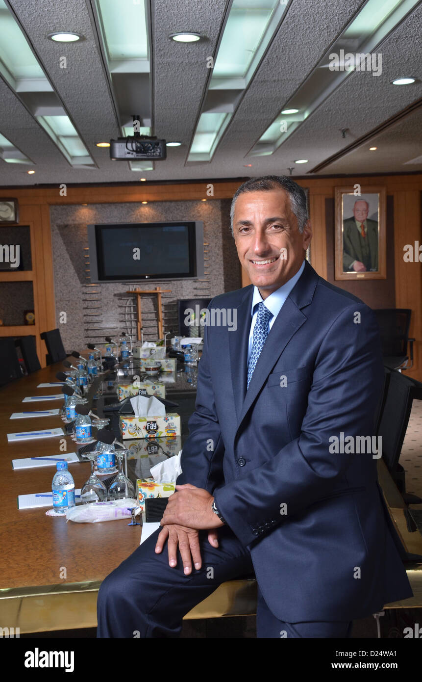 Cairo, Egypt --14 Janurary 2013--Tarek Amer (file photo), CEO of Egypt ...