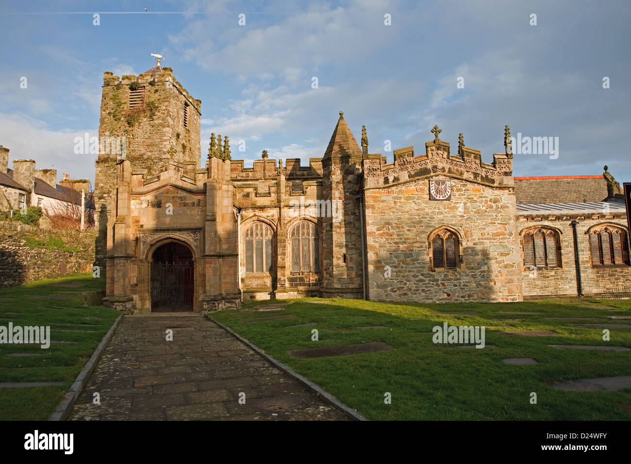 St Cybi's Church Holyhead Stock Photo - Alamy
