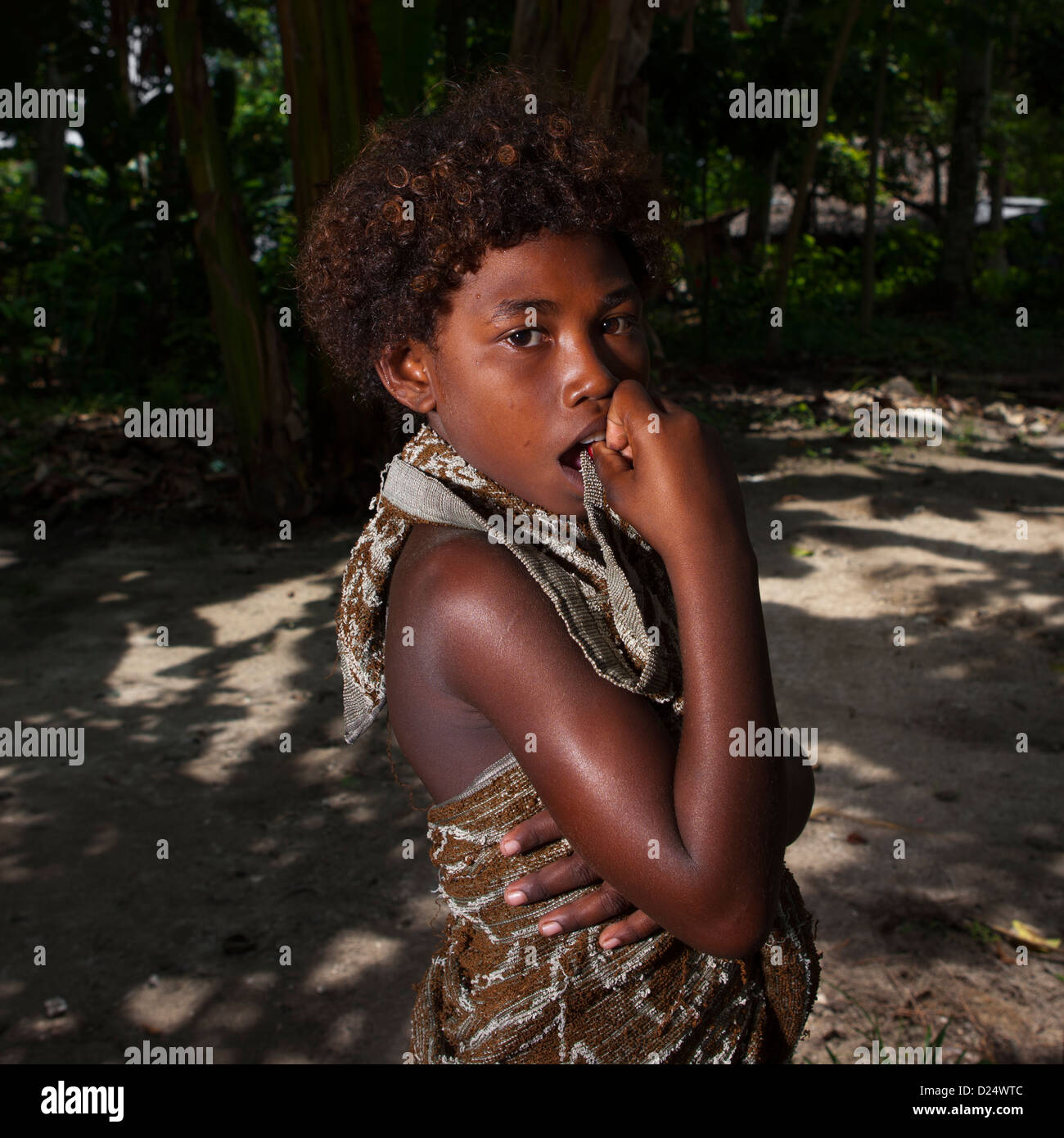 Papua new island girl hi-res stock photography and images - Alamy