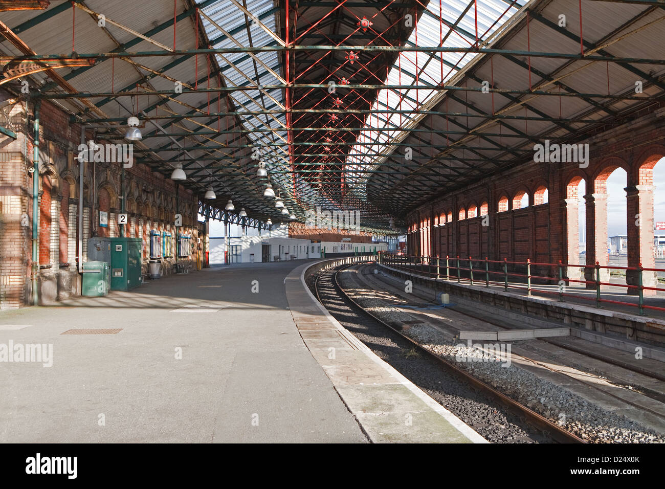 Holyhead Railway station in Wales Stock Photo - Alamy